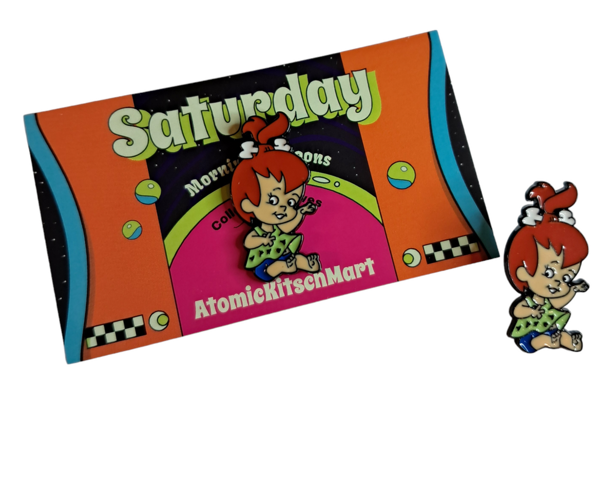 Pebbles Flintstone Enamel Pin The Flintstones – Atomic Kitsch Mart