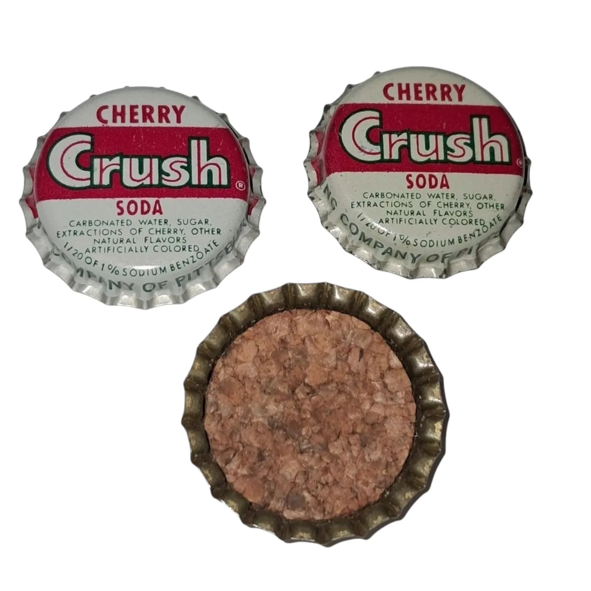 1960's Cherry Crush Cork Lined BottleCap – Atomic Kitsch Mart